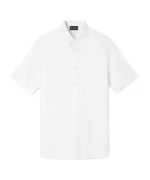 Emporio Armani Button-up Short-sleeved Shirt - White