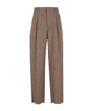 Emporio Armani Casual Trousers With Belt Loops - Beige