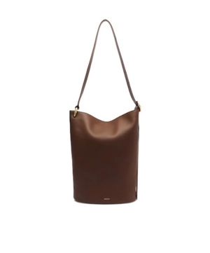 JOSEPH Bucket Large Leather Shoulder Bag - Brown