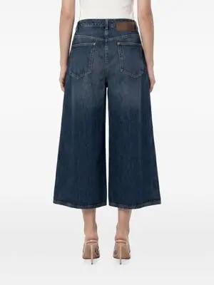 Soeur Faded-detail Denim Shorts
