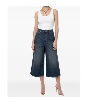 Soeur Faded-detail Denim Shorts