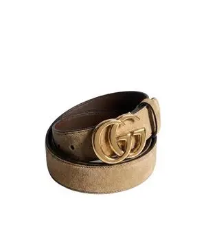 Gucci Gg Marmont Belt - Sand-colored
