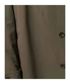Aspesi Single-breasted Jacket With Classic Collar And Vented Back