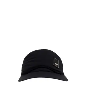 Emporio Armani Logo Baseball Cap - Black