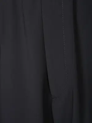 Giorgio Armani Pleated Trousers With Elasticated Waistband