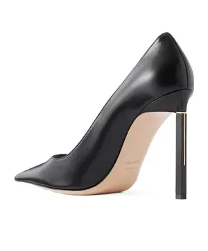TOM FORD Glossy Leather High Heels - Black