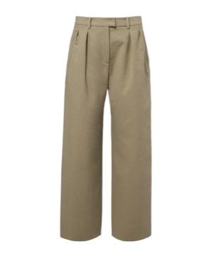 Magda Butrym Cotton Wide-leg Pants - Green