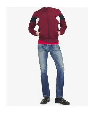 Alexander McQueen Panelled Chevron Track Jacket