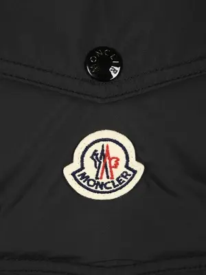 Moncler Maya Logo Patch Puffer Jacket - Black