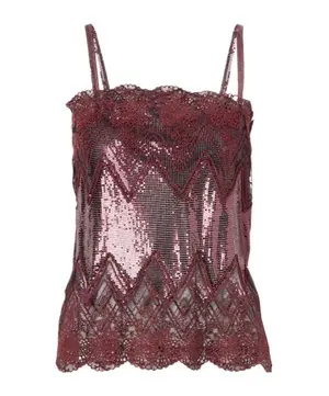 Rabanne Lace Camisole - Red