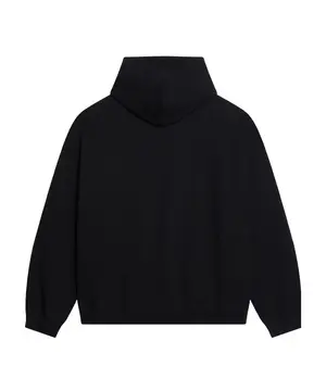 Balenciaga Logo-print Hoodie - Black