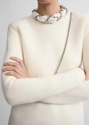 TOTEME Structured Crew Knit In Alpaca, Cashmere, And Silk Blend
