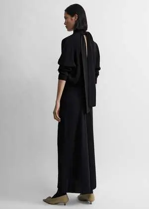 TOTEME Slouch Waist Scarf Dress In Viscose Cady