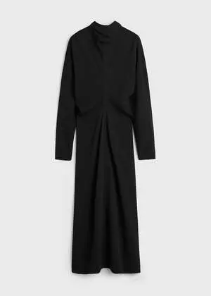 TOTEME Slouch Waist Scarf Dress In Viscose Cady