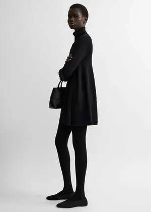 TOTEME Crepe Turtleneck Top