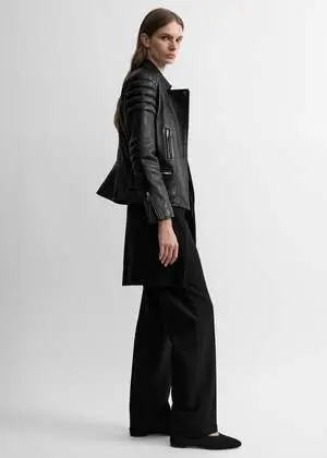 TOTEME Leather Biker Jacket