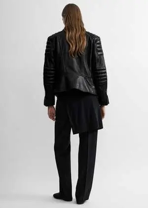 TOTEME Leather Biker Jacket