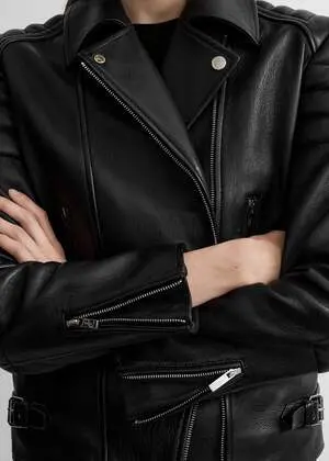 TOTEME Leather Biker Jacket