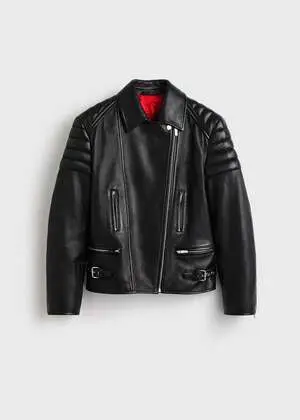 TOTEME Leather Biker Jacket