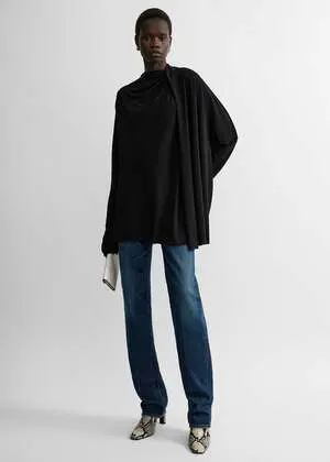 TOTEME Asymmetric Draped Blouse