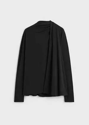 TOTEME Asymmetric Draped Blouse