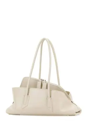 Attico La Passeggiata" Small Leather Shoulder Bag - White