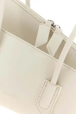 Attico La Passeggiata" Small Leather Shoulder Bag - White