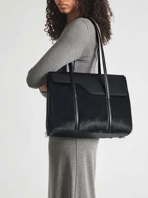 ATP ATELIER Abriola Pony/leather Tote Bag