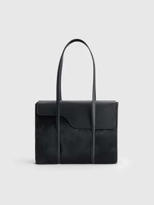 ATP ATELIER Abriola Pony/leather Tote Bag