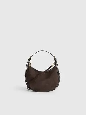ATP ATELIER Silea Suede/leather Mini Hobo Bag