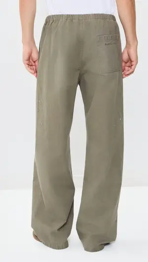 Acne Studios Plott Twill Pants - Dusty Green
