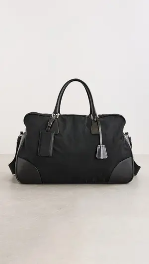 Shopbop Prada Tessuto Nylon Weekender Travel Bag - Black