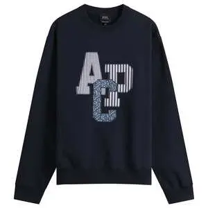 A.p.c. Julien Applique Logo Sweatshirt