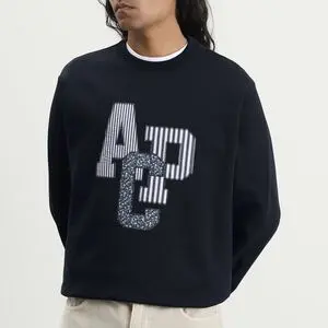 A.p.c. Julien Applique Logo Sweatshirt
