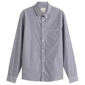 A.p.c. New Greg Stripe Poplin Shirt - False Black