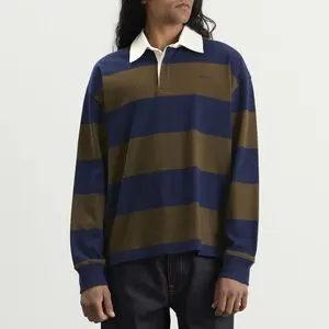A.p.c. Isaac Block Stripe Rugby Shirt