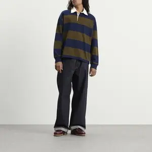 A.p.c. Isaac Block Stripe Rugby Shirt