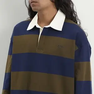 A.p.c. Isaac Block Stripe Rugby Shirt