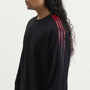 Y3 Oversized Gradient Stripes Long Sleeve T-shirt