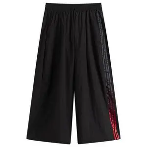 Y3 Gradient Stripes Wide Leg Trousers - Black