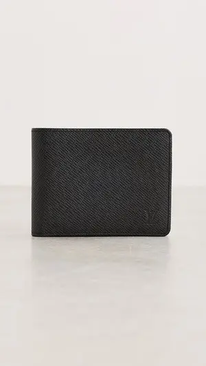 Shopbop Louis Vuitton Calfskin Bifold Wallet - Black