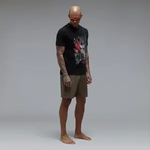 Oakley Hibiscus Camo Tee - Black
