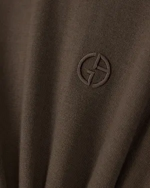 Giorgio Armani Slim-fit Virgin Wool Turtle Neck Sweater - Brown