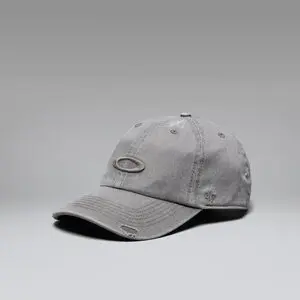 Oakley Oakley 47 Reserve Distressed Baseball Cap Gray