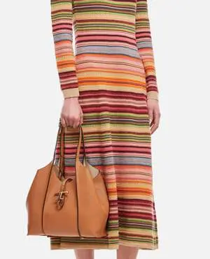 TOD'S Small Tote Bag - Marrone