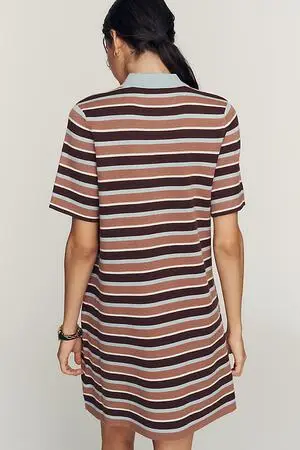 Anthropologie Pollie Striped Sweater Dress - Blue Stripe