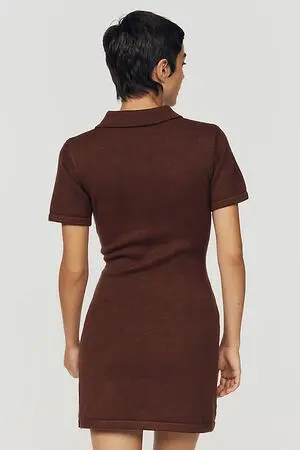 English Factory Argyle Knit Mini Dress