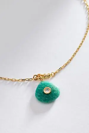 Anthropologie Delicate Stone Necklace