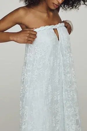 MARE MARE Strapless Lace Maxi Dress