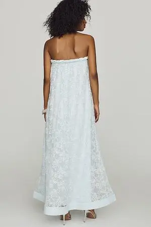 MARE MARE Strapless Lace Maxi Dress